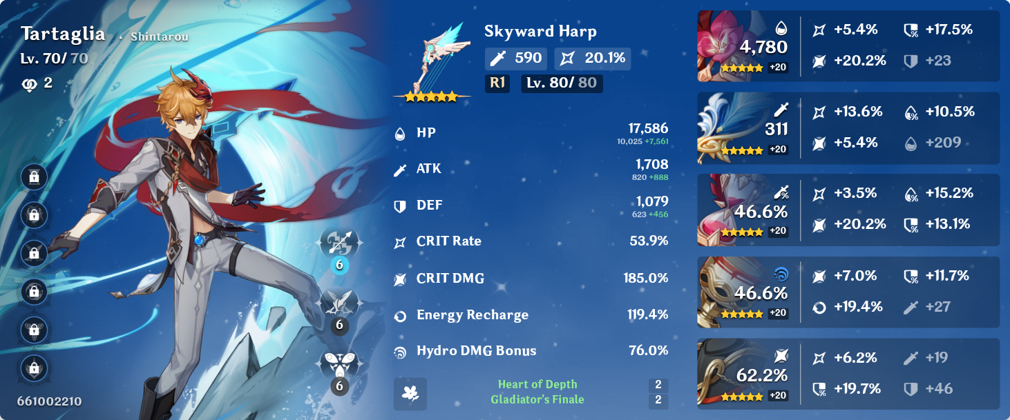 can you rate my actual build :] Genshin Impact | HoYoLAB