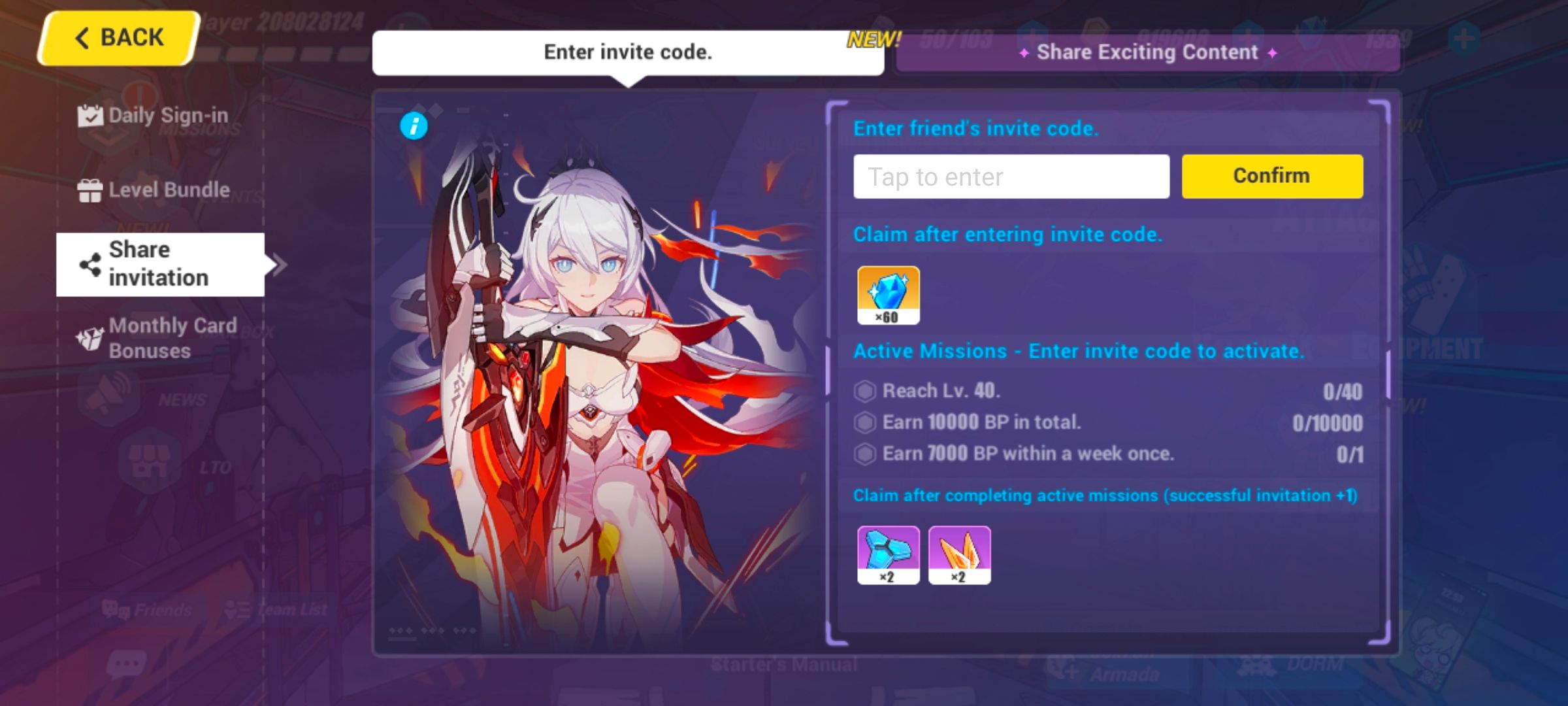Need Friend codes Honkai Impact 3rd | HoYoLAB