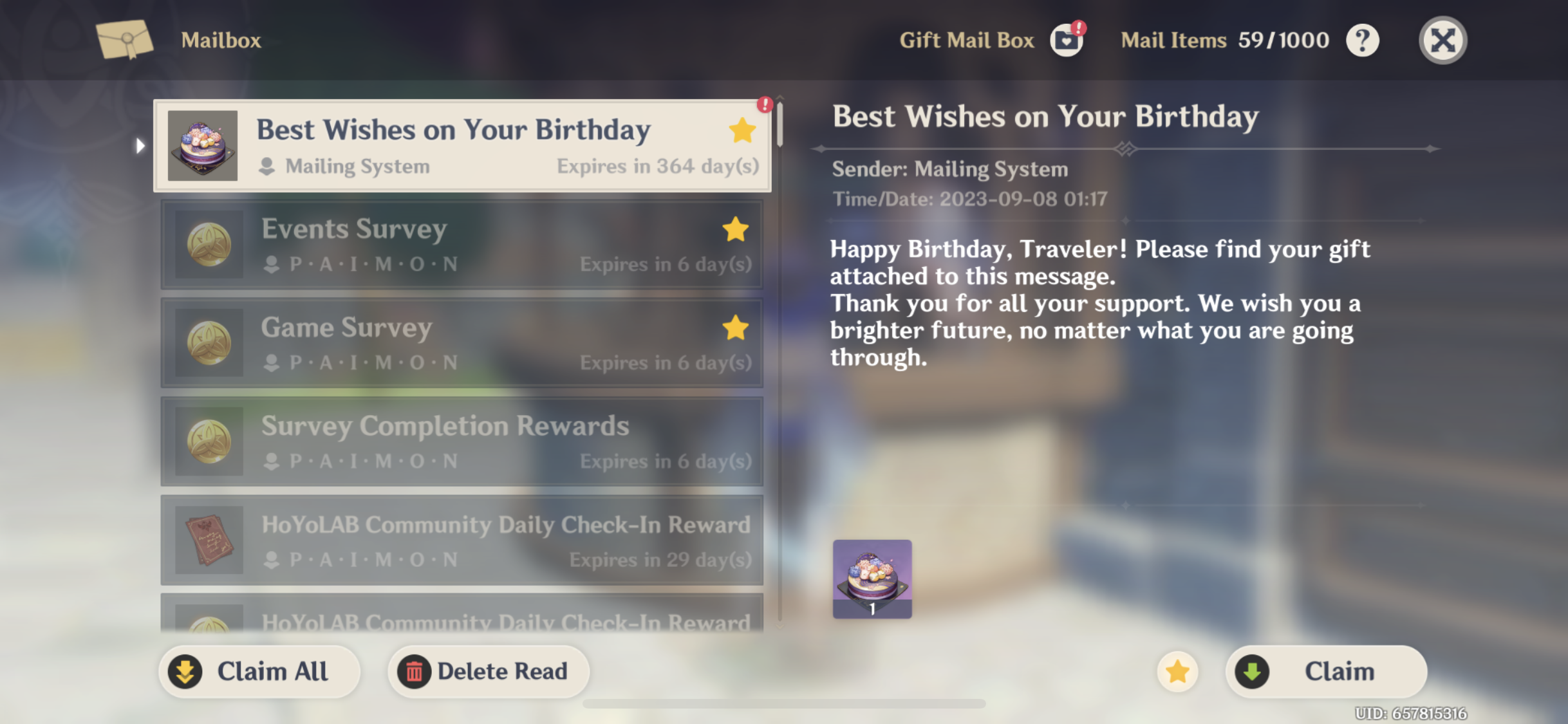 Cake Day Genshin Impact | HoYoLAB