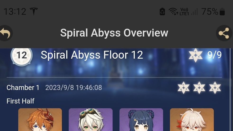 First time clearing Spiral Abyss with 36 stars Genshin Impact | HoYoLAB