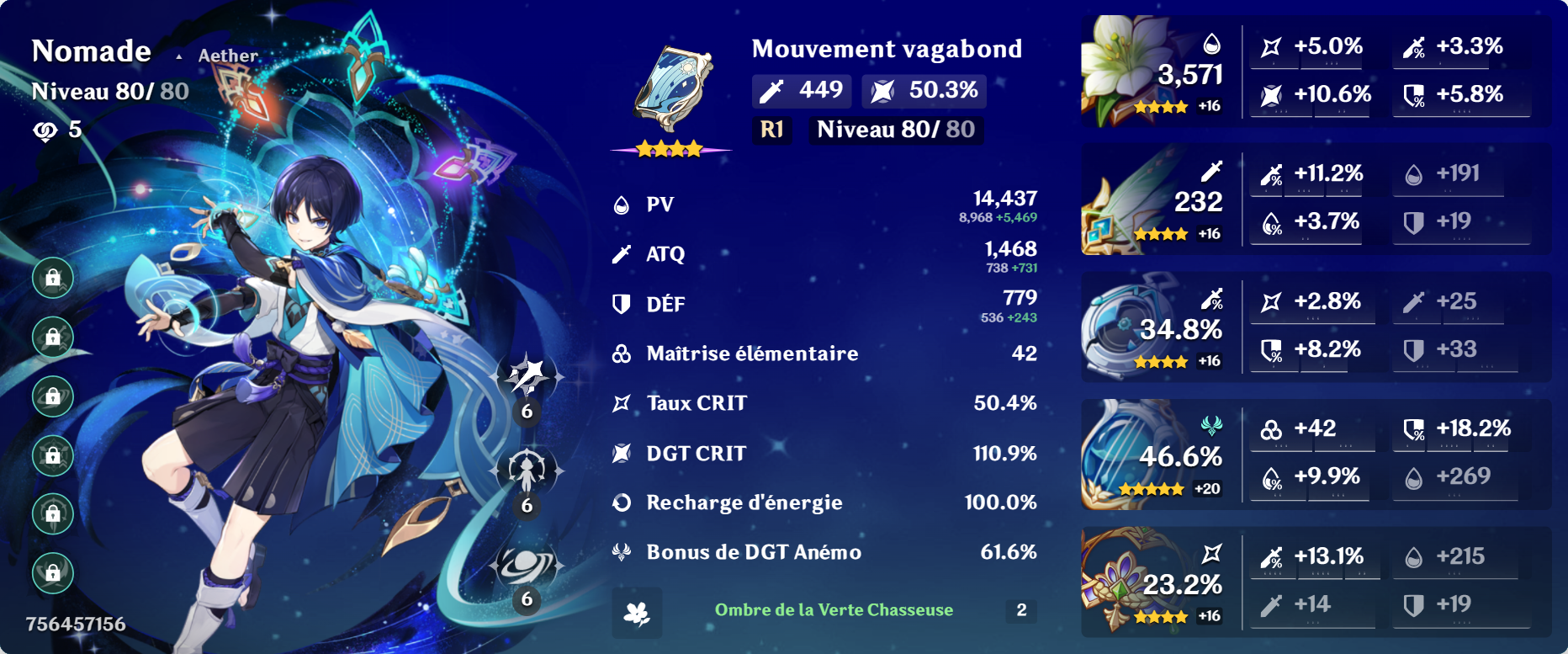 Mon Build pour mon Nomade Genshin Impact | HoYoLAB