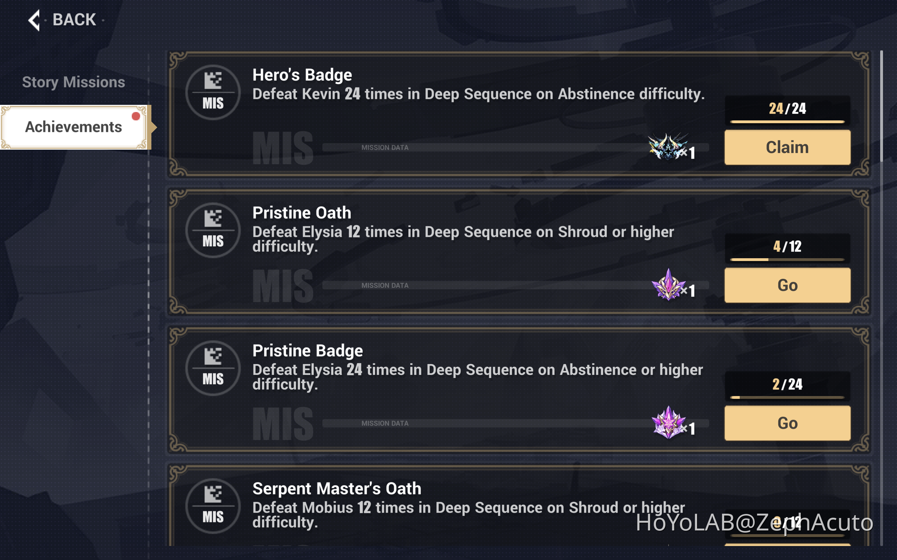 Obtained Kevin's 2nd Emblem Honkai Impact 3rd | HoYoLAB