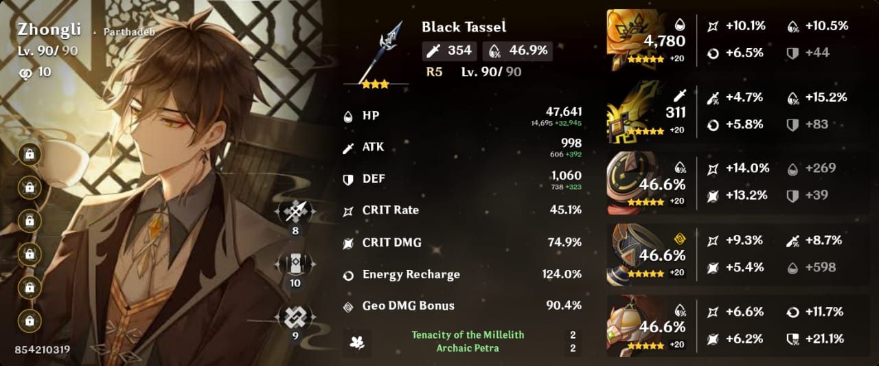 Zhongli Build Genshin Impact | HoYoLAB