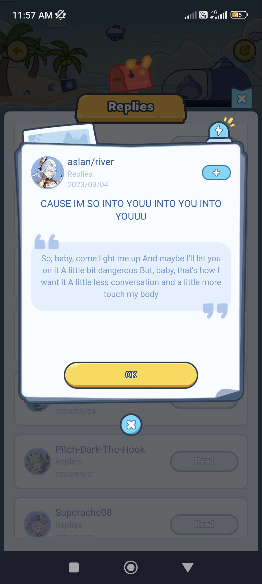 Some Successful Lyrics 😁😉 | HoYoLAB