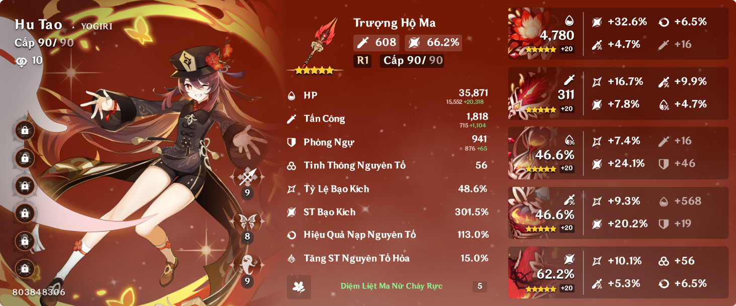 hutao farm 1 năm =)) Genshin Impact | HoYoLAB