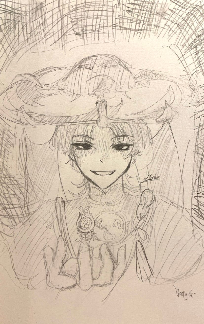 Scaramouche speed drawing Genshin Impact | HoYoLAB
