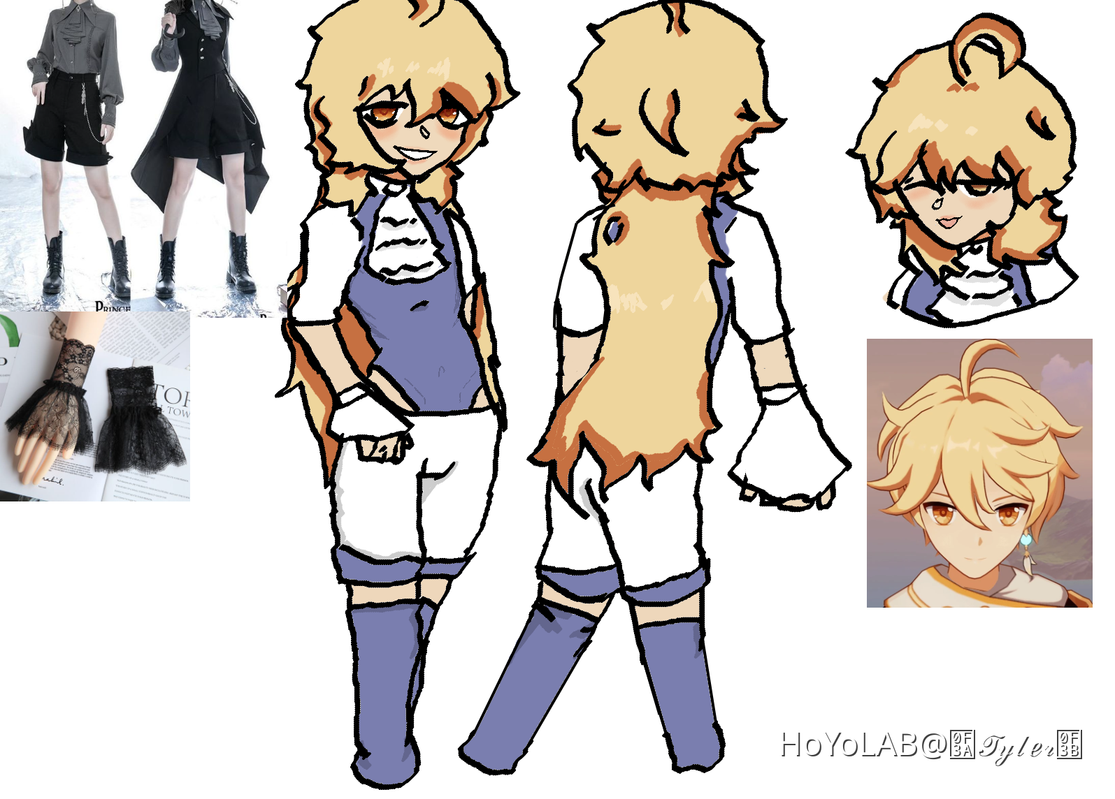 Aether fontaine's outfit completed, Genshin Impact | HoYoLAB