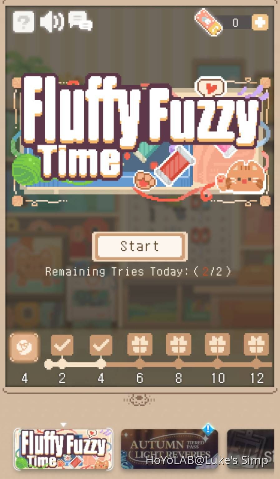 Fluffy Fuzzy Time Minigame Tears of Themis | HoYoLAB