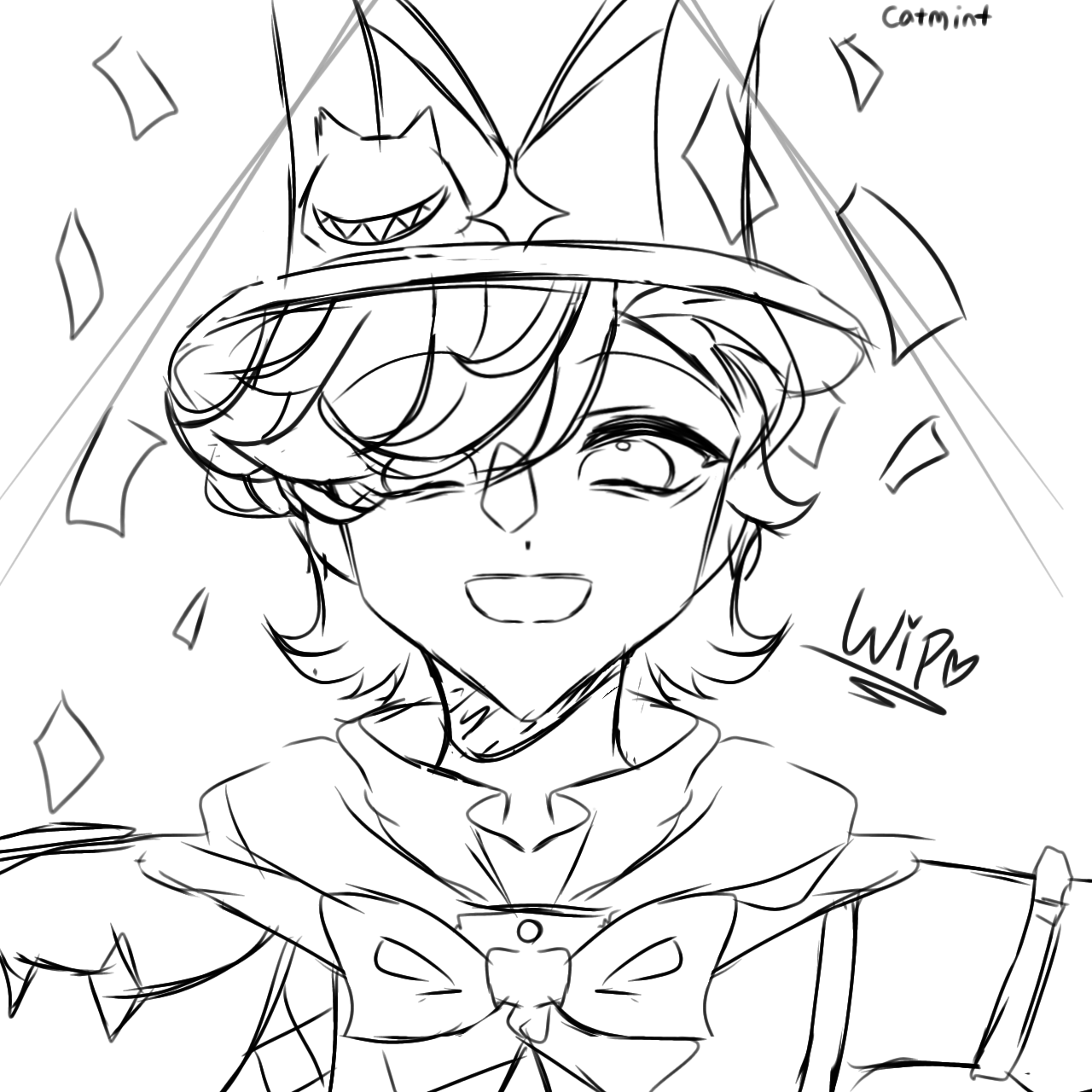 Drawing lyney 🤯🤯🤯😱😱😱 Genshin Impact | HoYoLAB