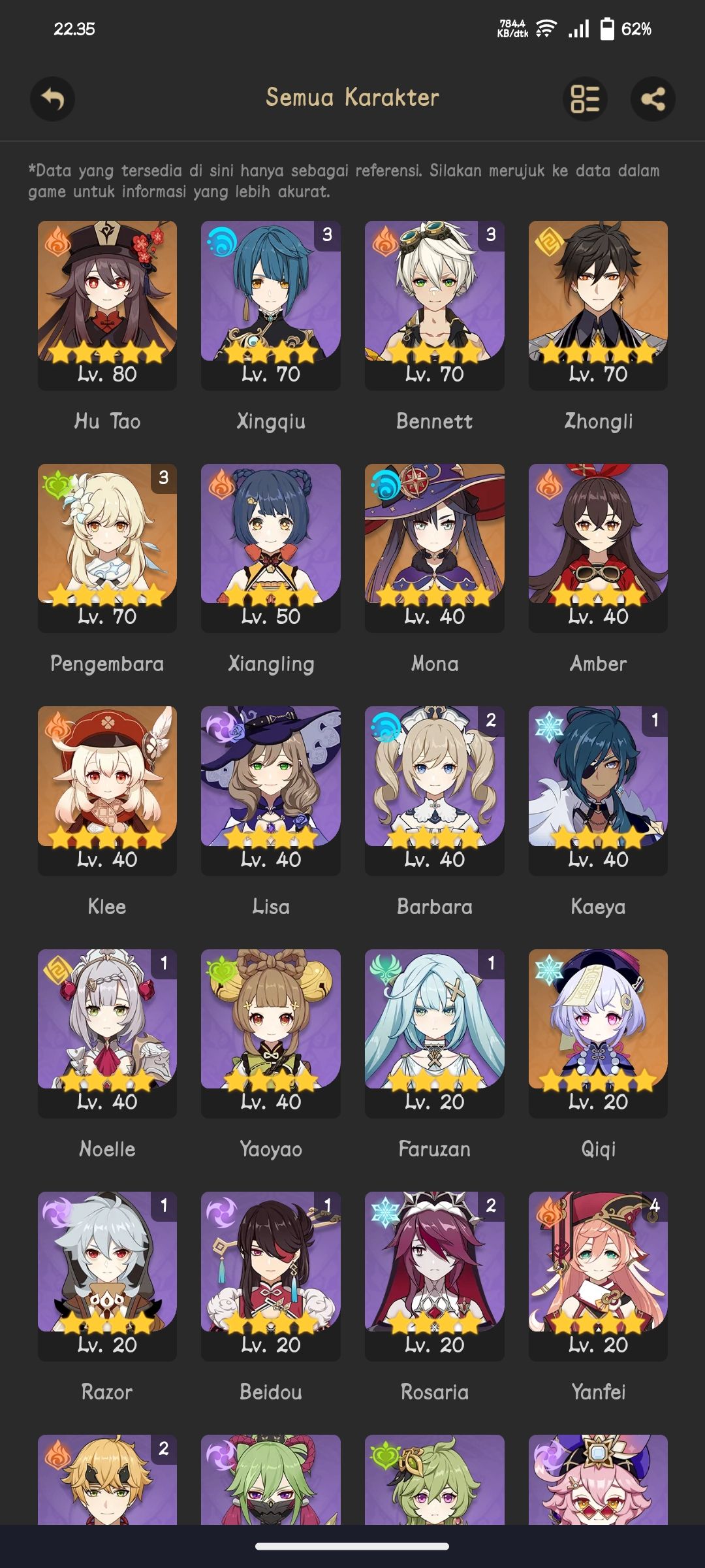 Minta sarannya puh🙏 mending C1 hu tao atau gacha character lain trs ...