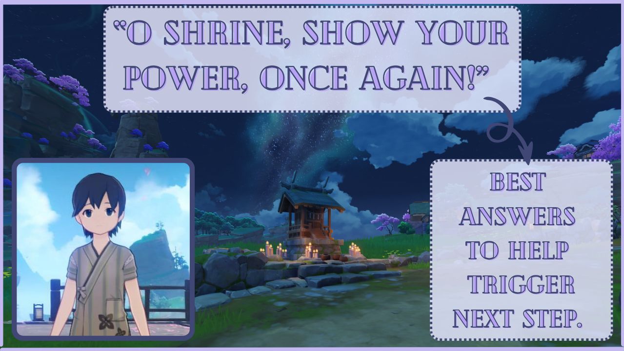 {Achievement Quest Series} ~ “O Shrine, Show Your Power Once Again ...