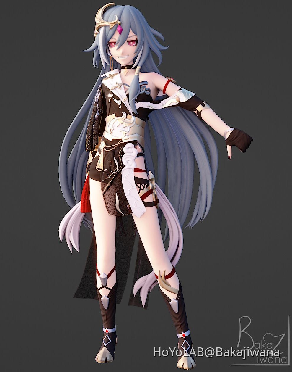 Herrscher of Sentience 3D Sculpt Fan Art Honkai Impact 3rd | HoYoLAB