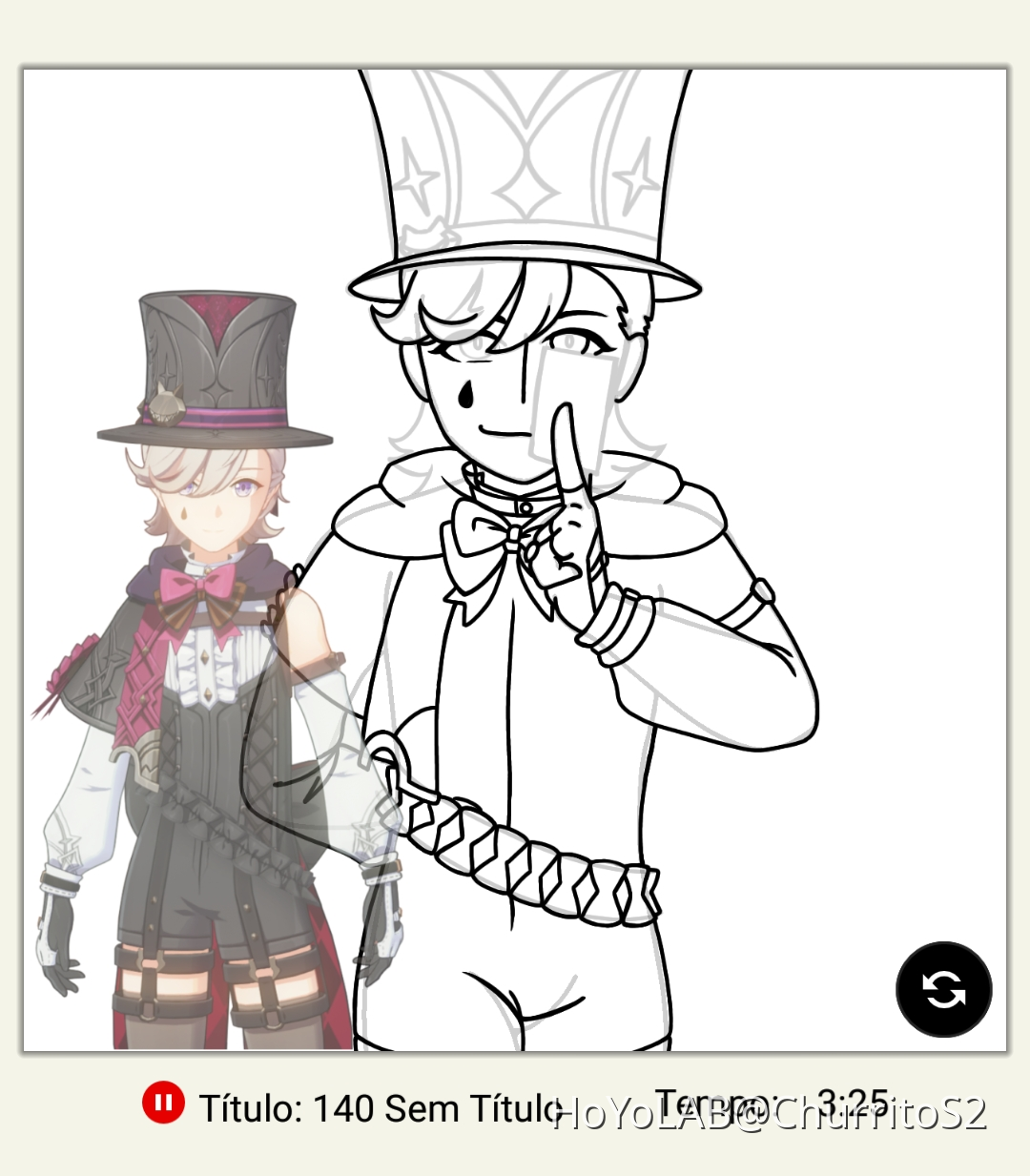 This Lyney Drawing I've been working on Genshin Impact | HoYoLAB