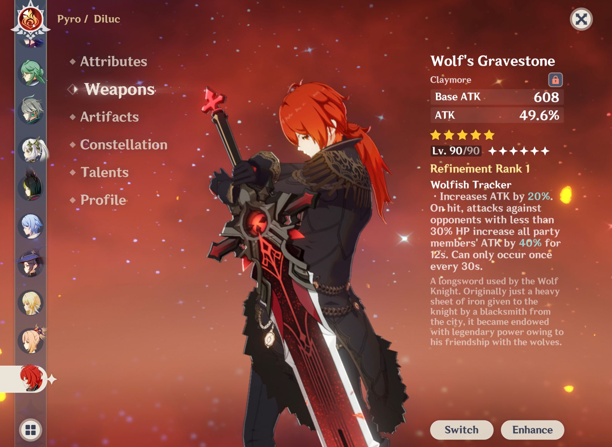 Characters with signature weapons Genshin Impact | HoYoLAB