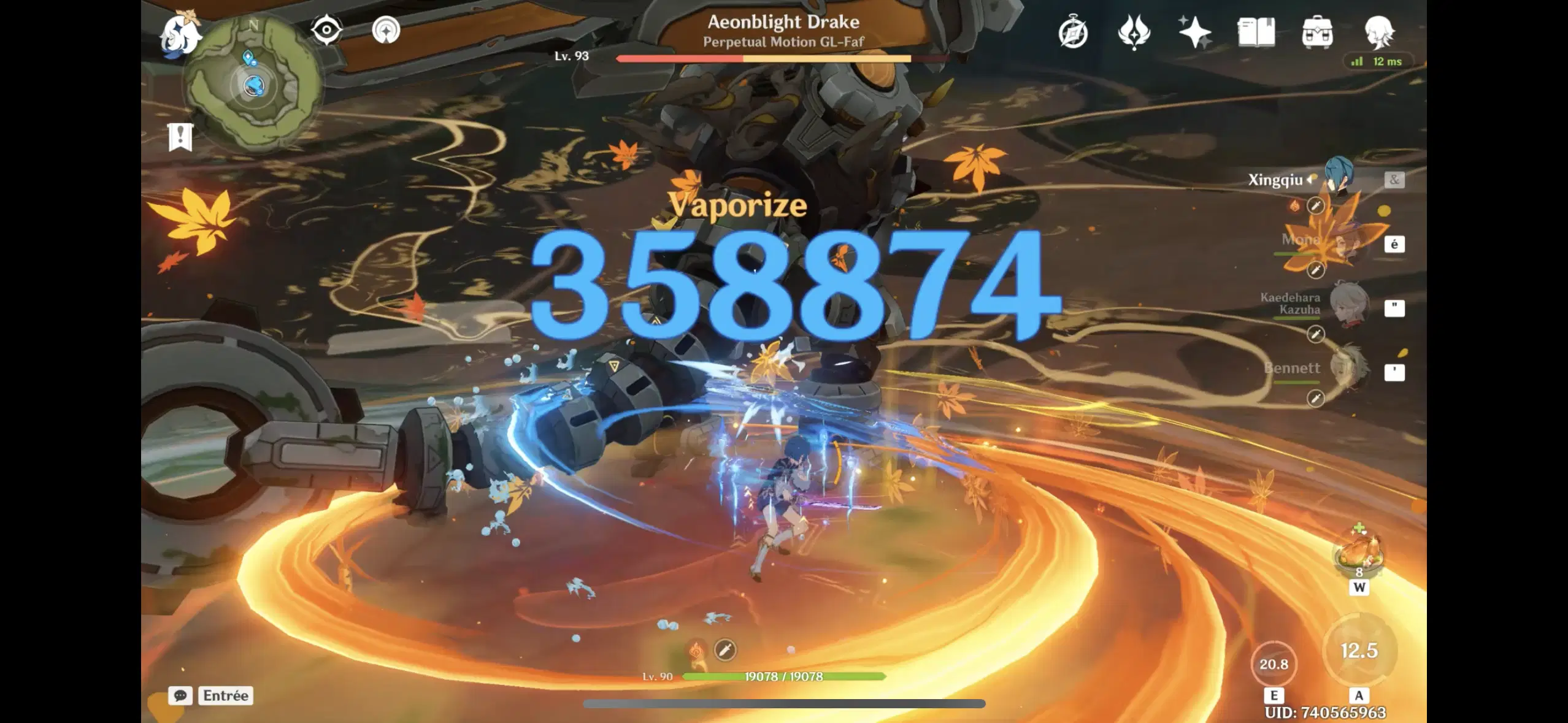 Mon Xingqiu fait un double vape à 746 102 et one shot un boss 😳 Genshin ...