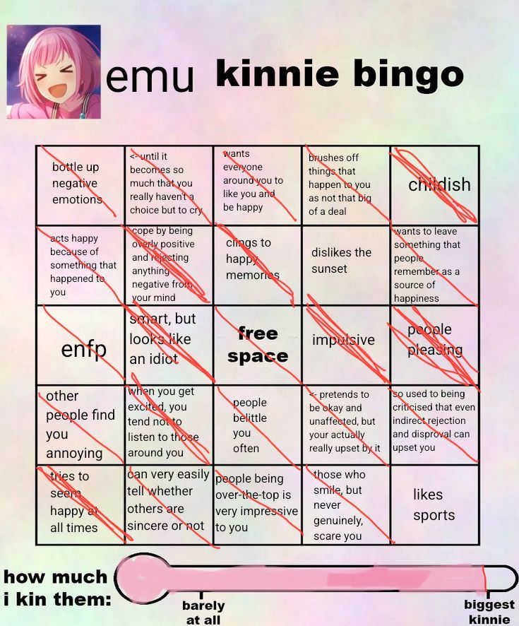 Emu Kinnie bingo >:DDD | HoYoLAB