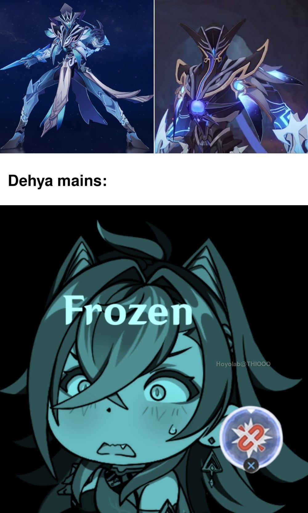 Meme enchanted with "Pain to Dehya mains" Genshin Impact | HoYoLAB