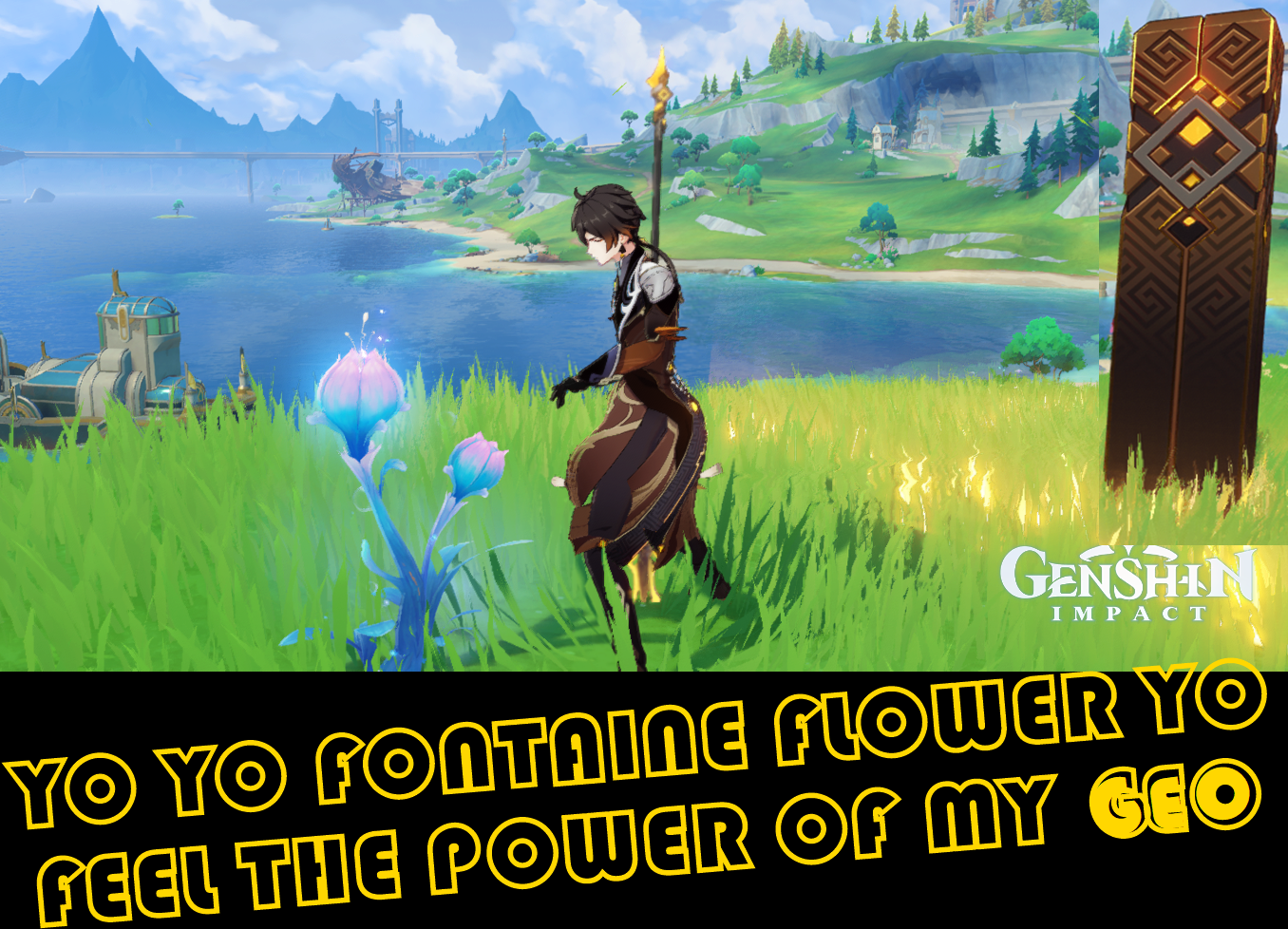 YO YO Fontaine Flower YO Feel the Power of My GEO Genshin Impact | HoYoLAB
