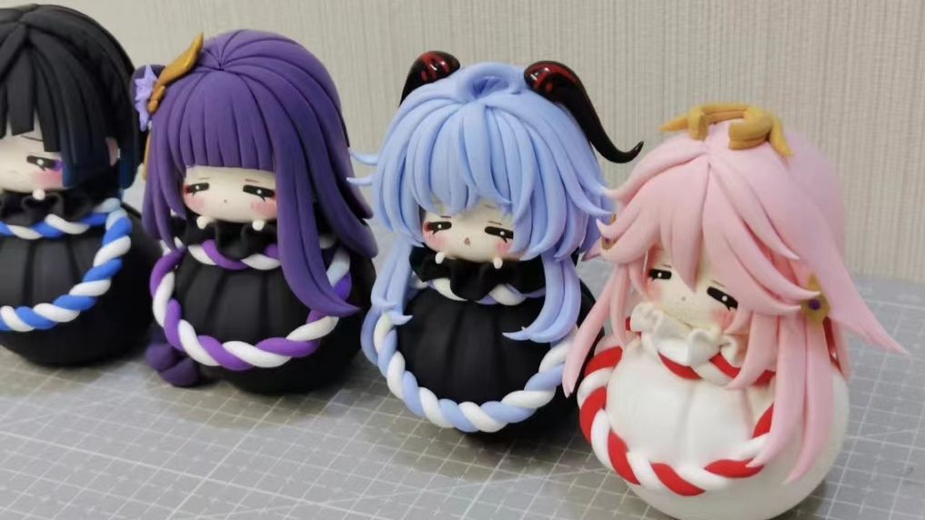chibi clay figures Genshin Impact | HoYoLAB