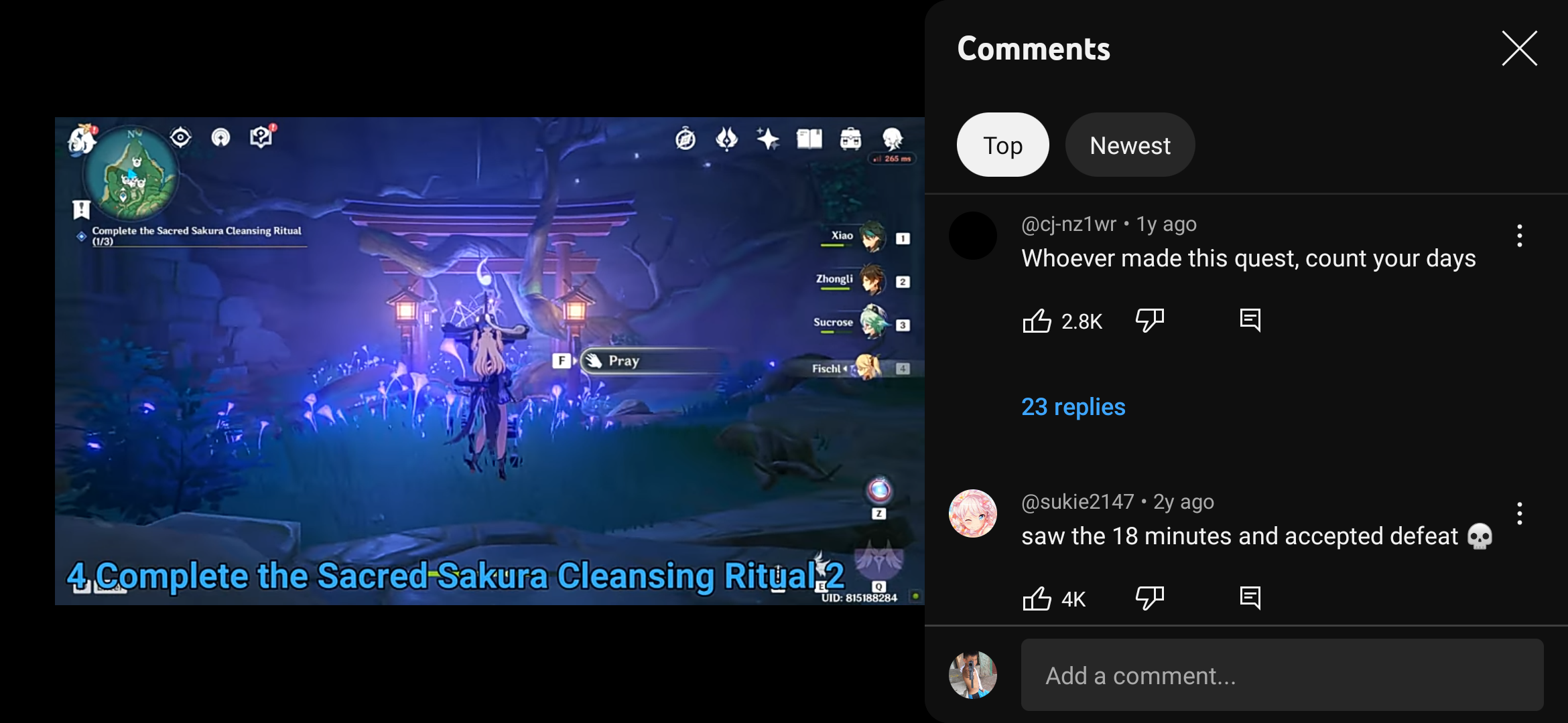 cleansing ritual Genshin Impact | HoYoLAB