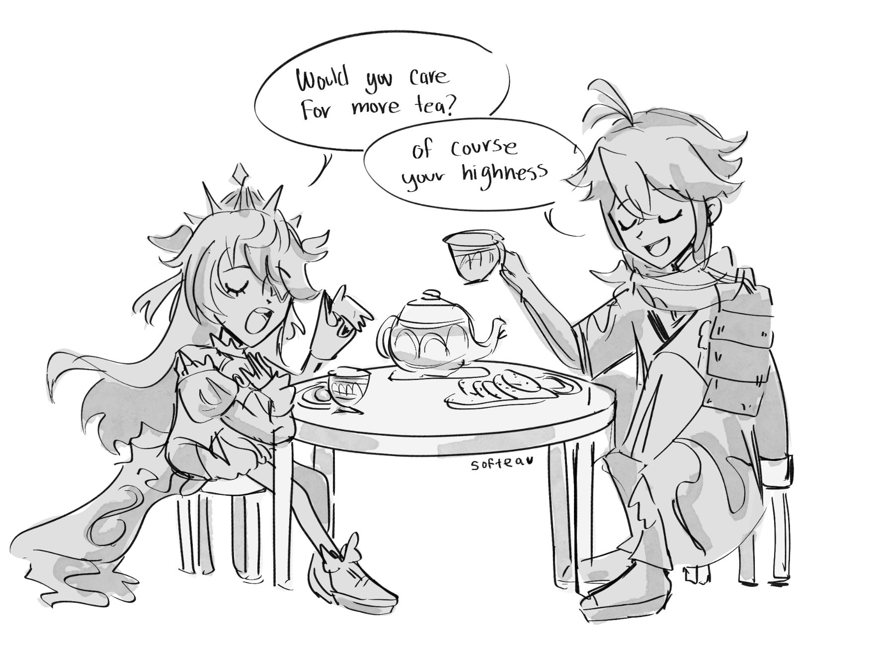 Tea party Genshin Impact | HoYoLAB