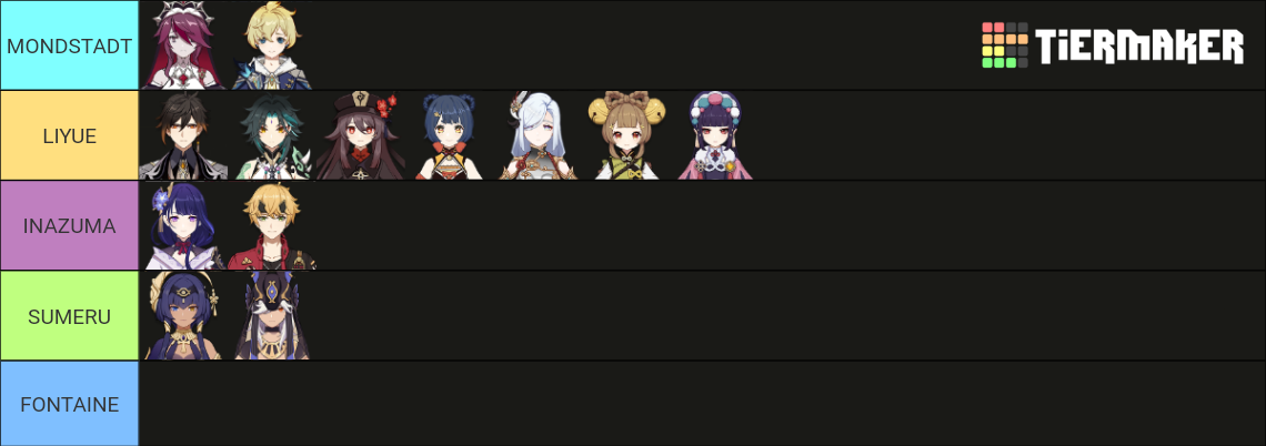 Liyue has the most polearm characters Genshin Impact | HoYoLAB