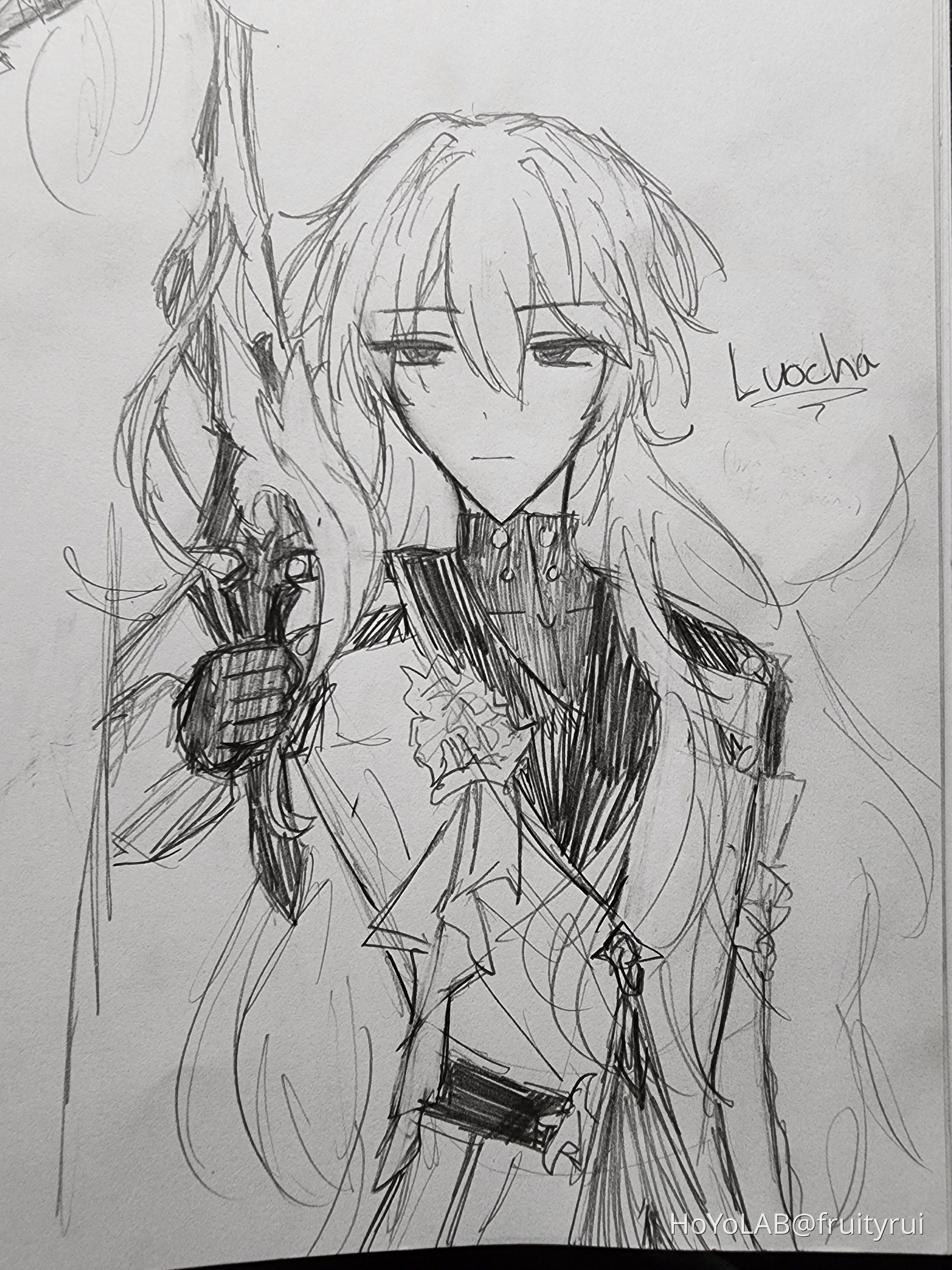 lil drawing of luocha 😯😯 Honkai: Star Rail | HoYoLAB