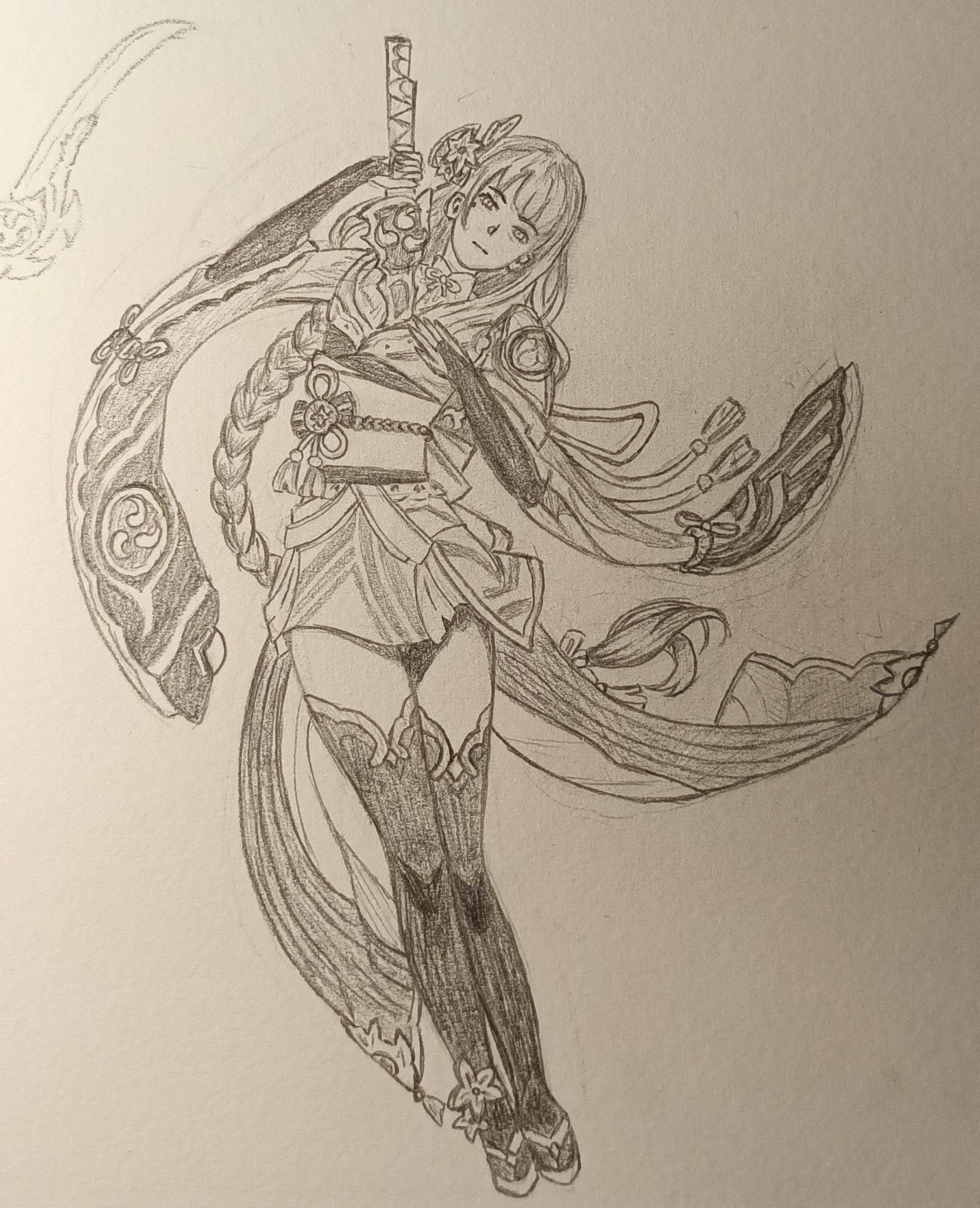 A drawing of Raiden Shogun!! Genshin Impact | HoYoLAB