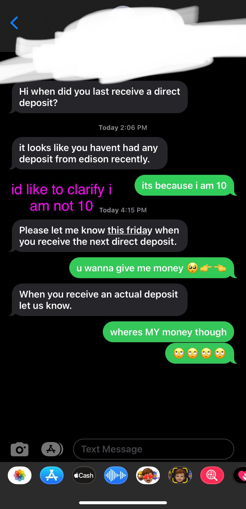 lol some loser started texting me | HoYoLAB