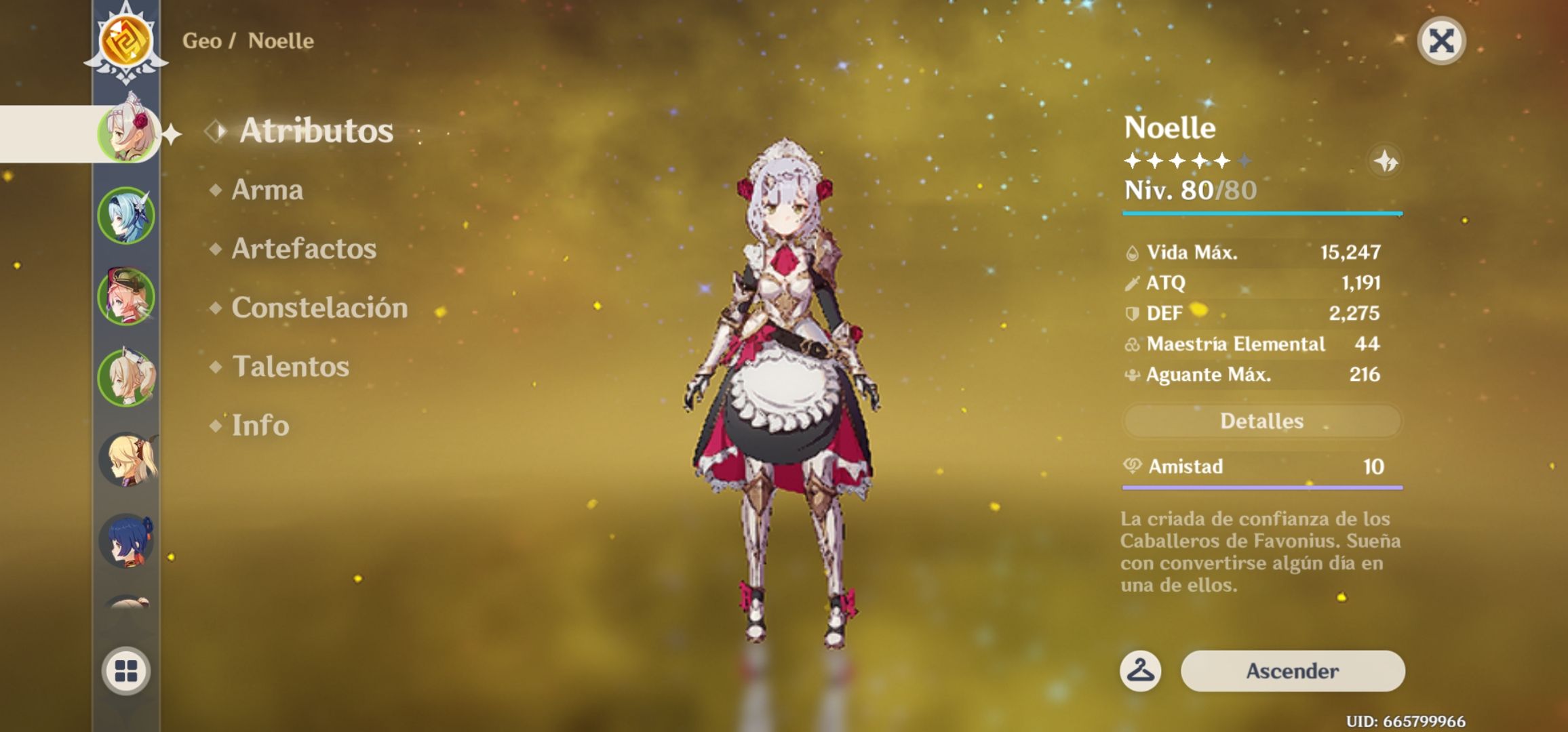 Build Noelle. Genshin Impact | HoYoLAB