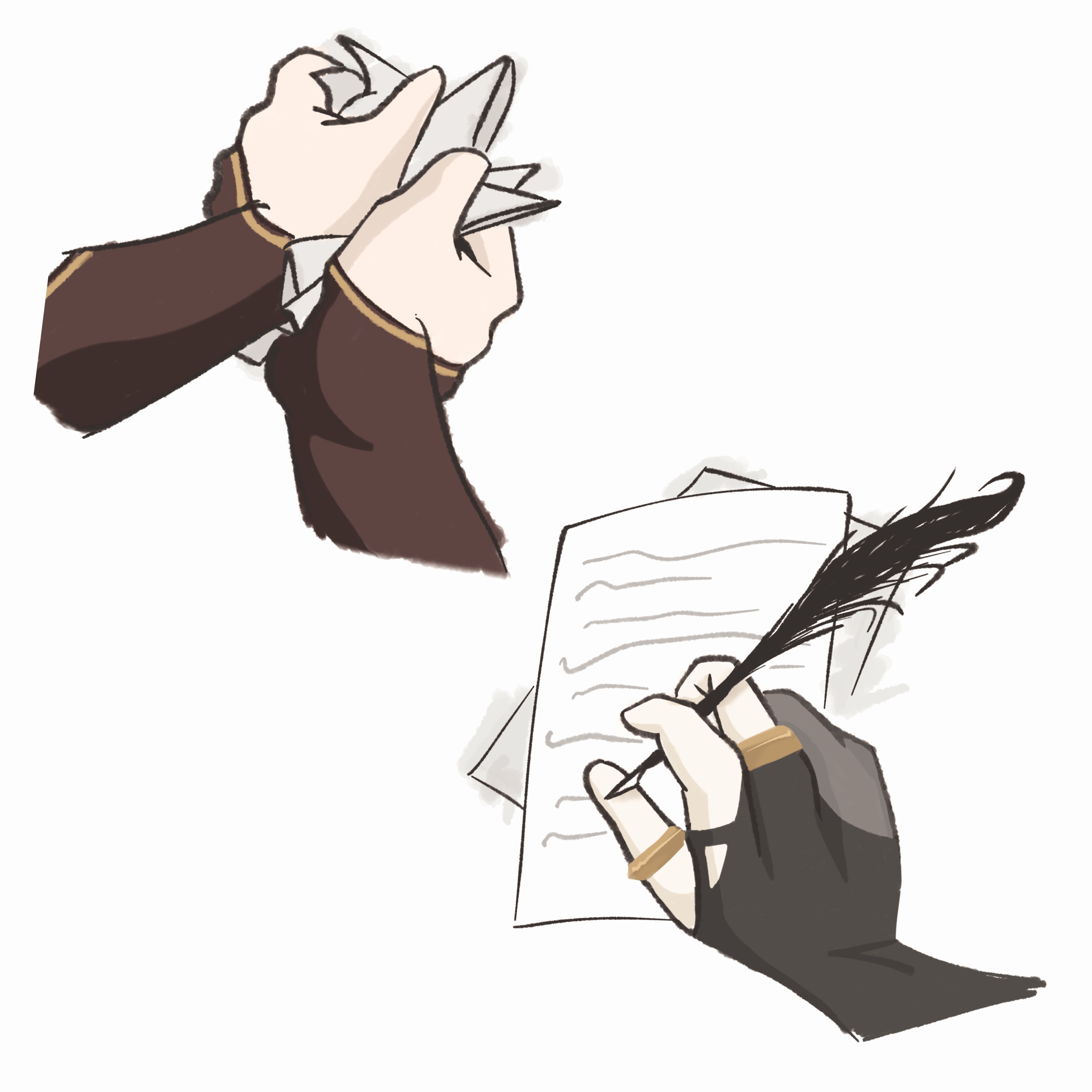 hand sketches Genshin Impact | HoYoLAB