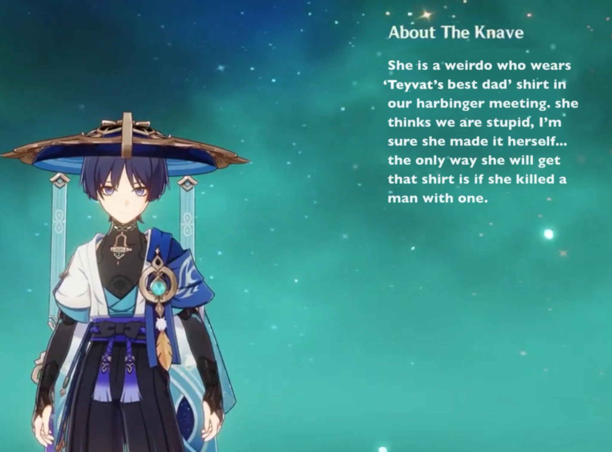 About the knave:- Genshin Impact | HoYoLAB