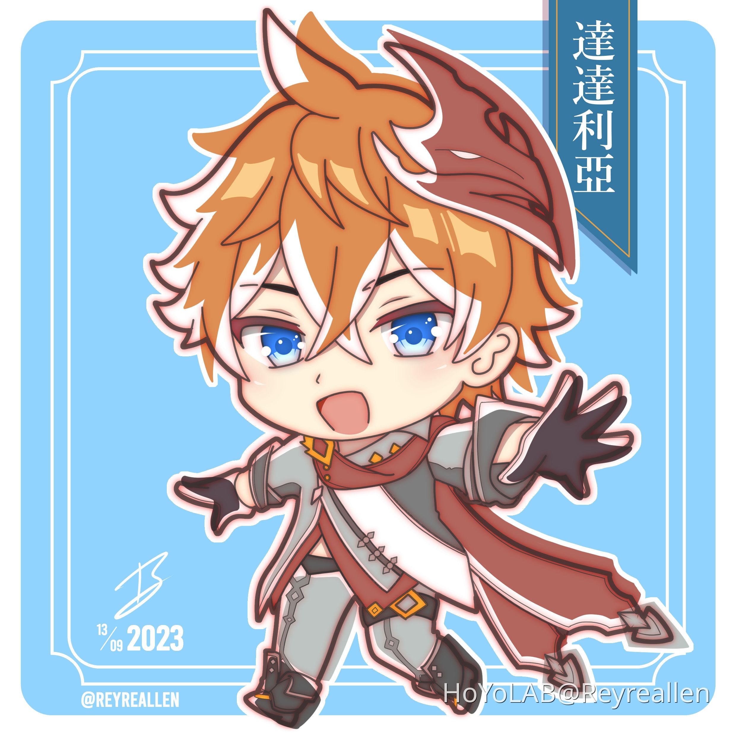 Chibi Tartaglia Genshin Impact | HoYoLAB