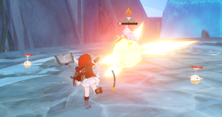 A friend of mine notice Klee explosion has bunny shape Genshin Impact ...