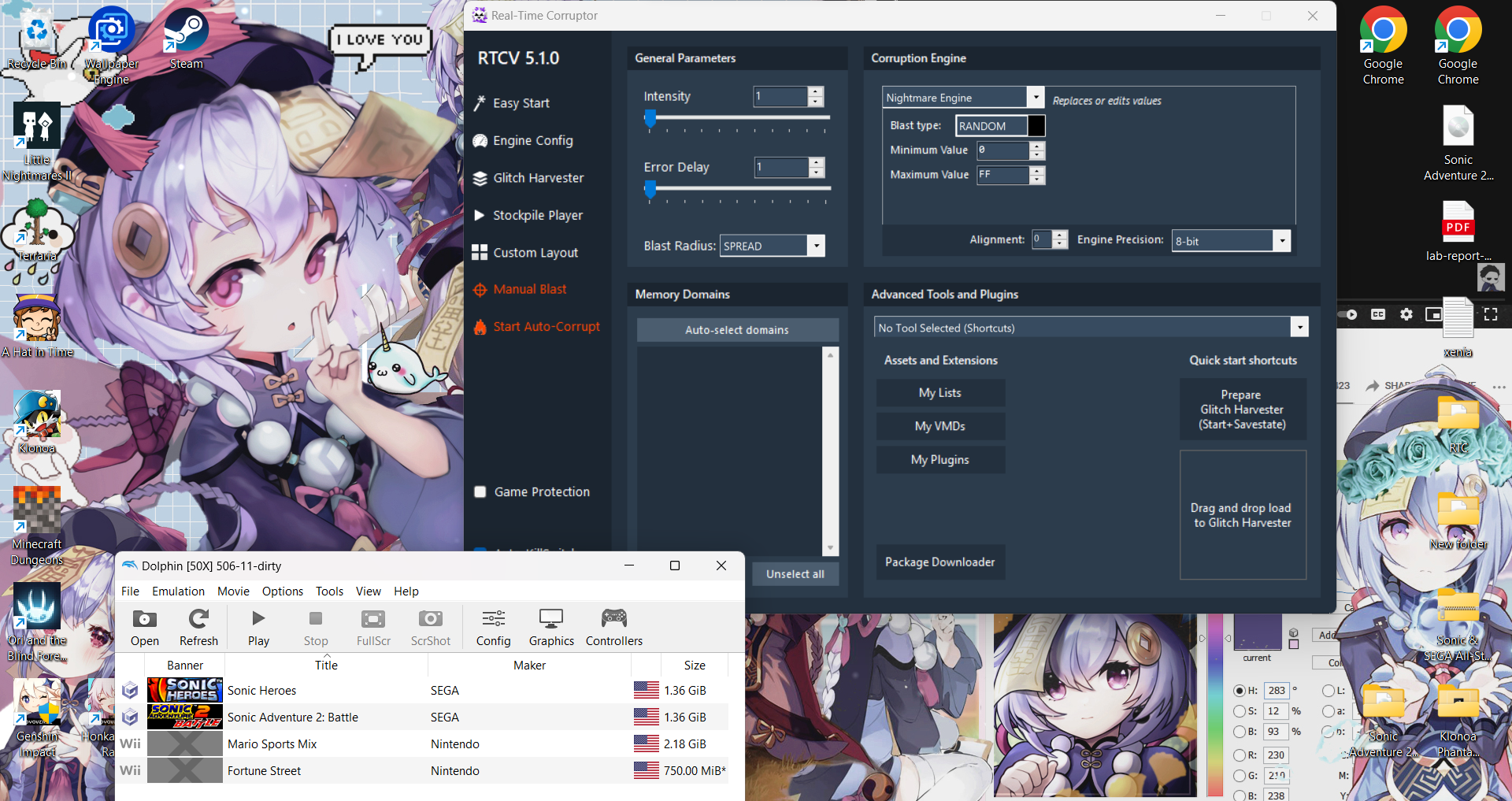 i learned how to corrupt games on my PC! | HoYoLAB