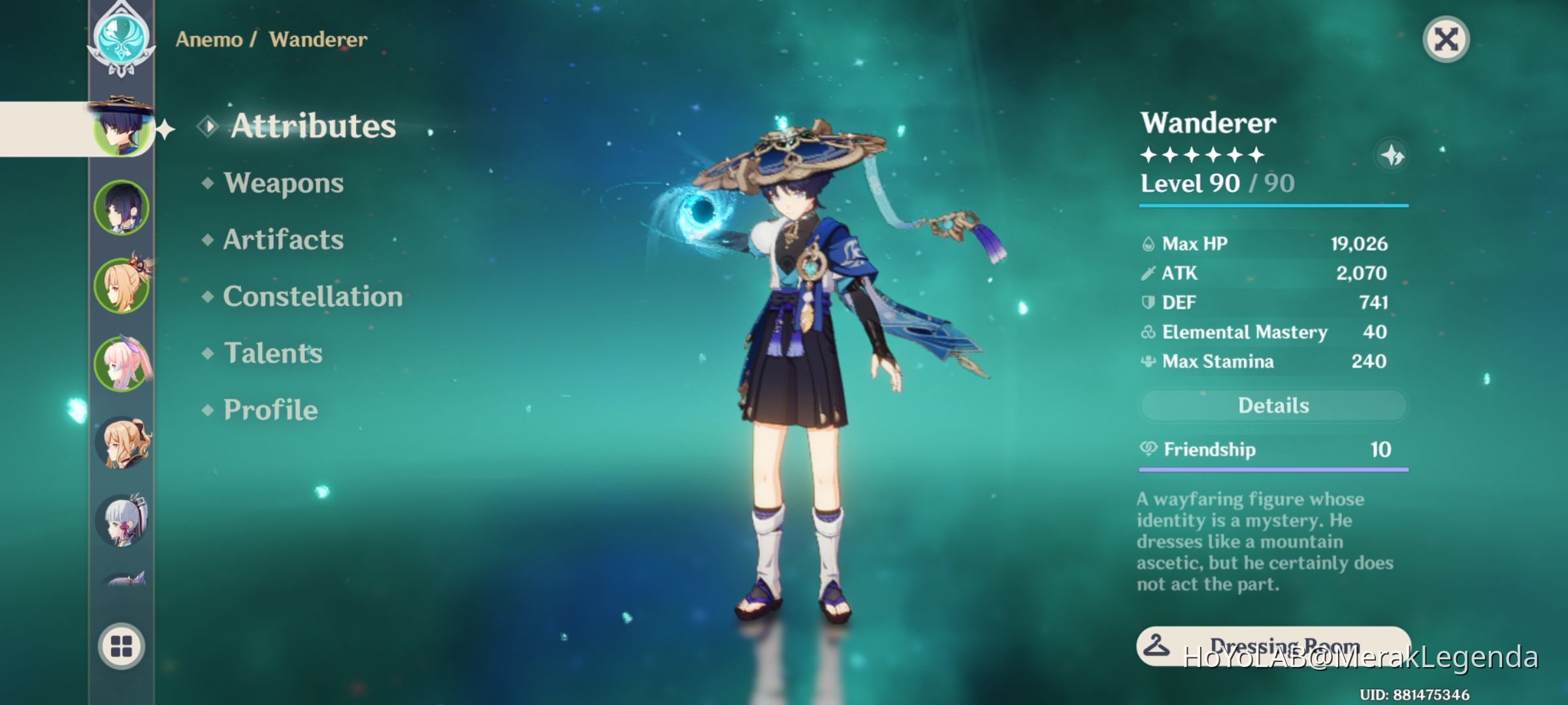 My Current Wanderer Build As F2P Player (As Requested By Many People ...