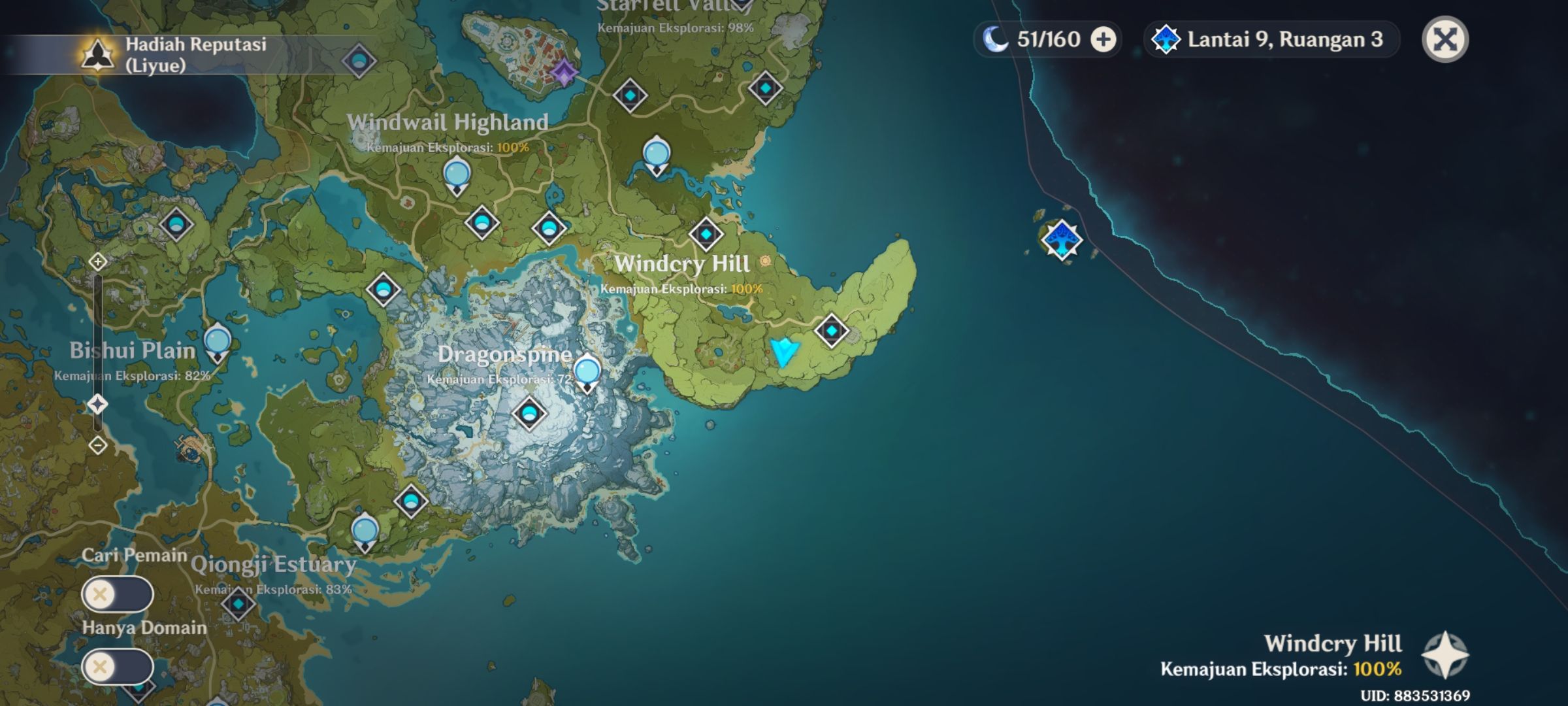 sering kali terjadi map udah 100% tapi nemu chest sampe 5 gini🤔 Genshin ...