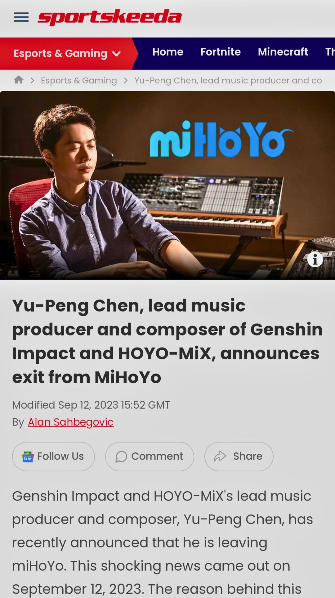 The composer is retiring?! Genshin Impact | HoYoLAB