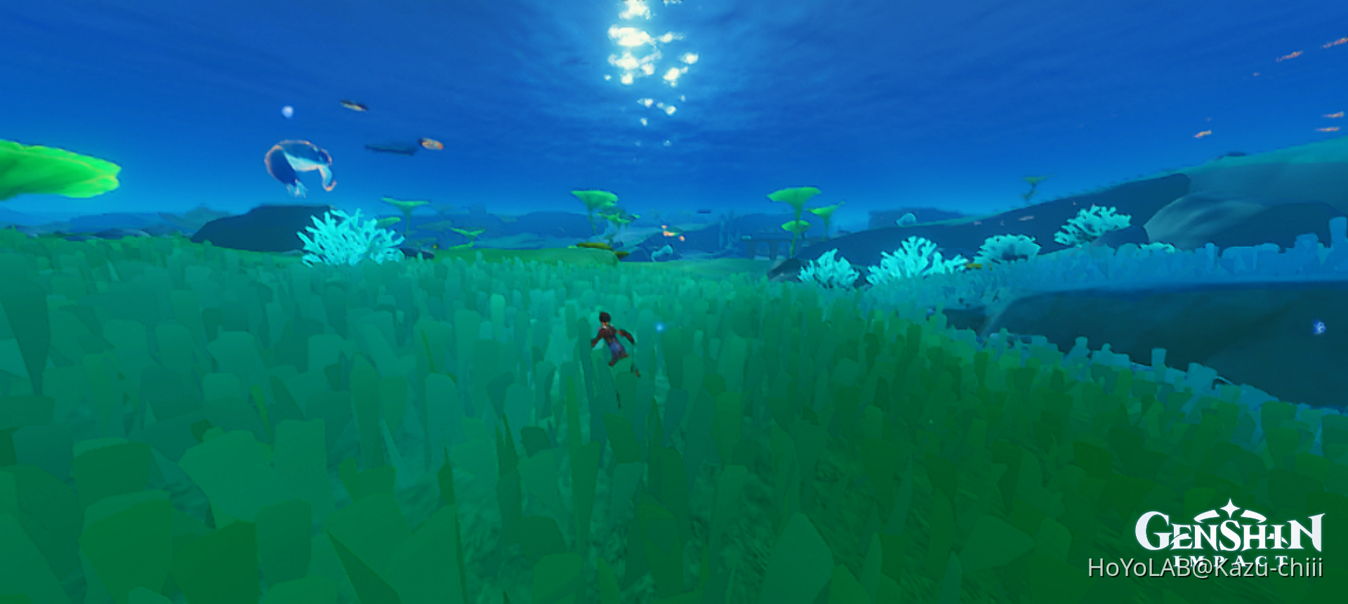 Can't wait for new underwater areas and ofc those two 😩😩 Genshin Impact ...