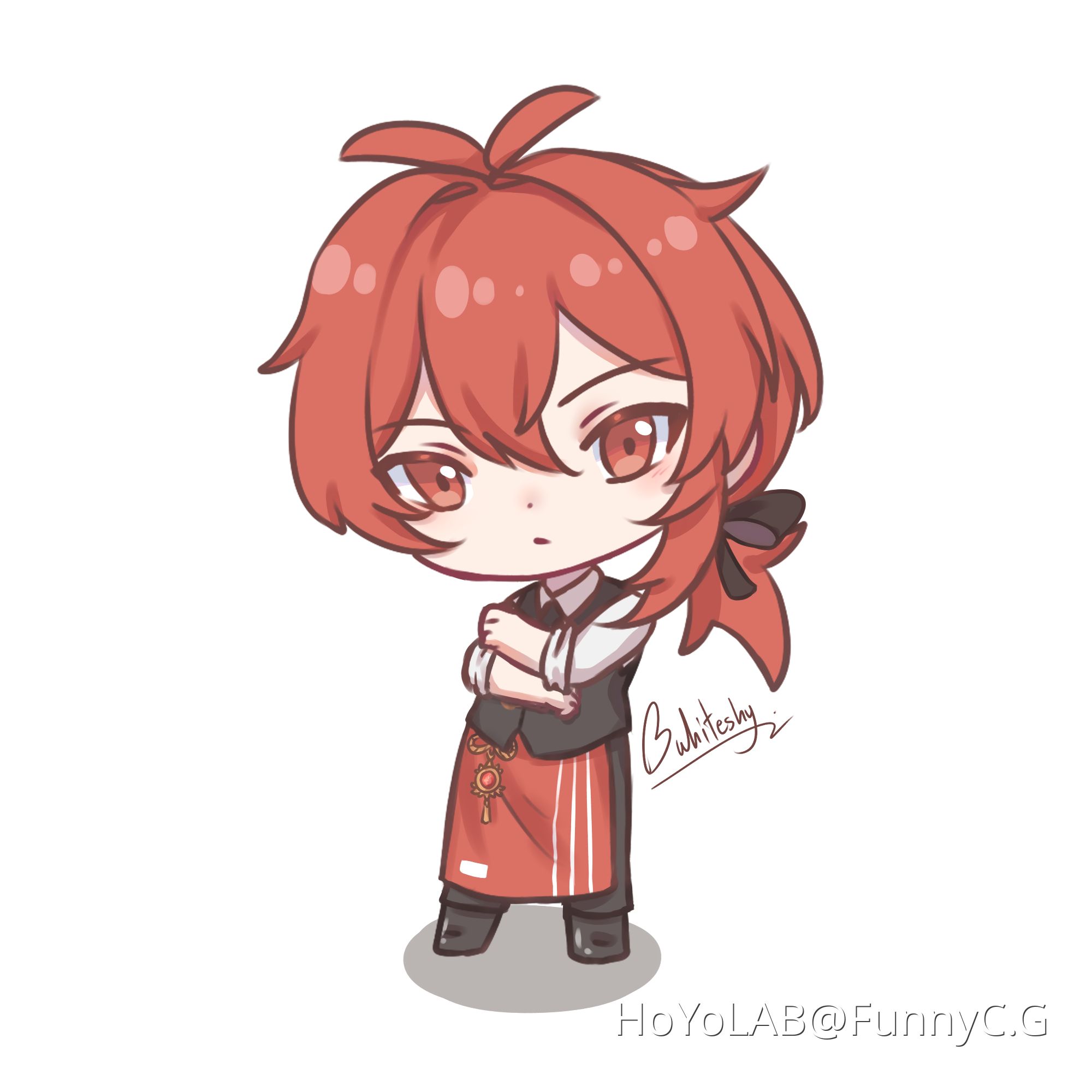 Chibi KFC Diluc🍗🔥 Genshin Impact | HoYoLAB