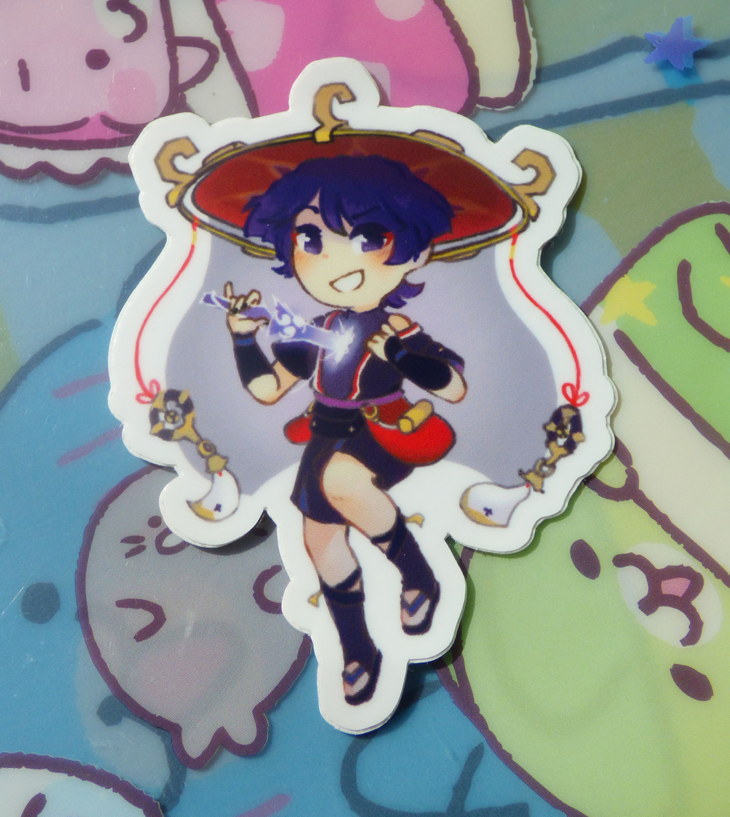 SCARAMOUCHE STICKERS!!!! Genshin Impact | HoYoLAB