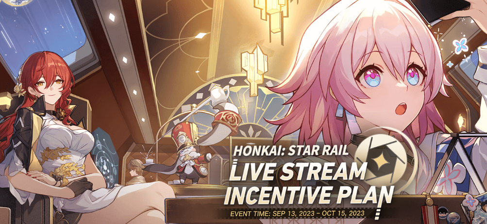 I'll be live on twitch for the Live Stream Incentive Plan! Honkai: Star Rail | HoYoLAB