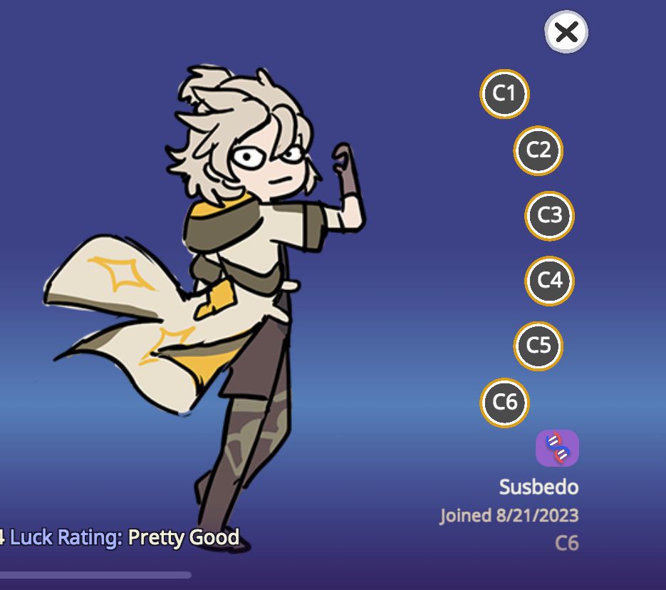 Silly wisher luck… Genshin Impact | HoYoLAB