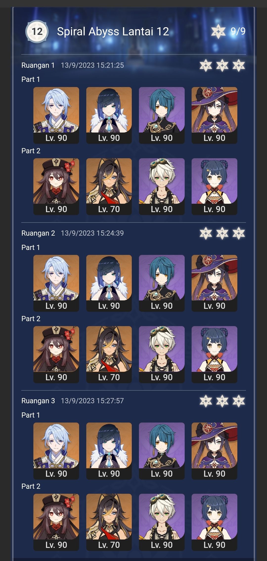 Spiral Abyss mono Element Genshin Impact | HoYoLAB