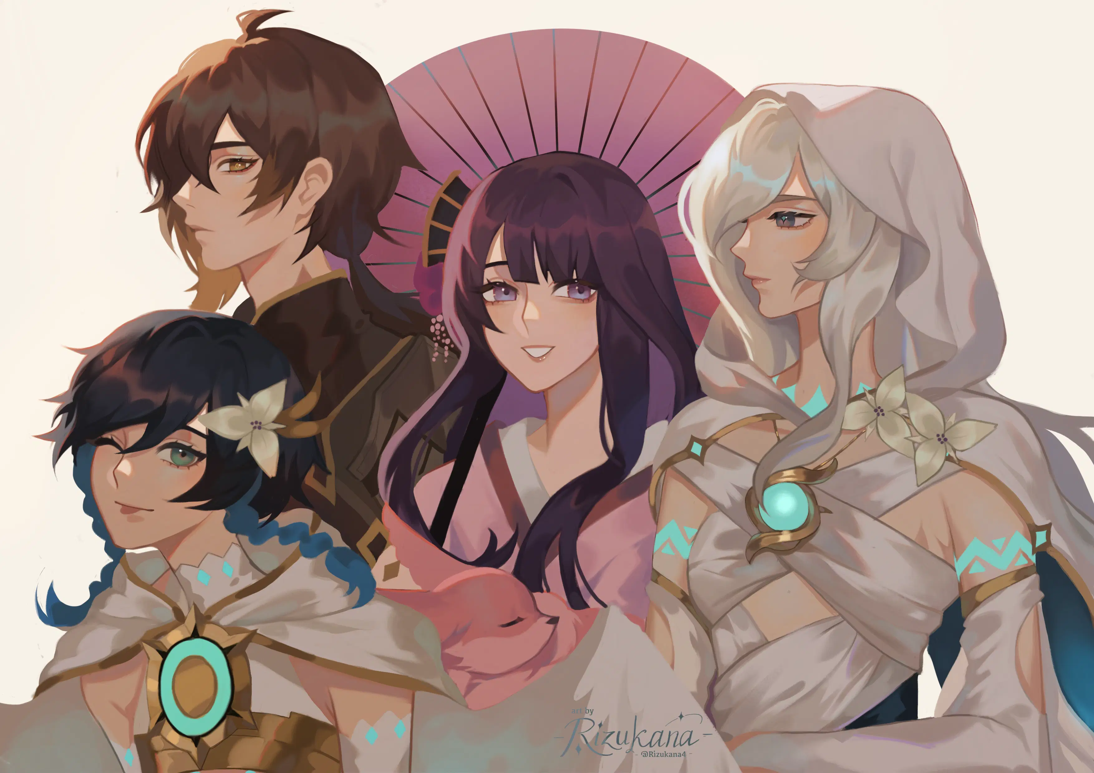 Some of the OG archons (and Istaroth) Genshin Impact | HoYoLAB