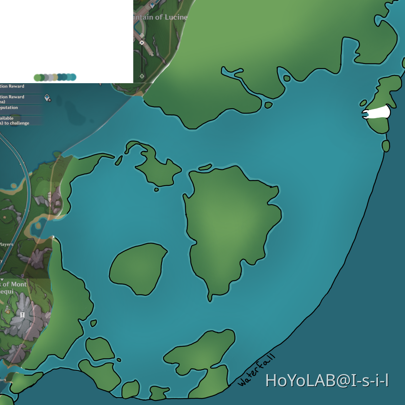Map of Fontaine (Out of Bounds) Genshin Impact | HoYoLAB