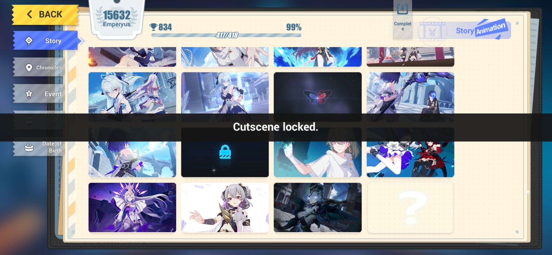 Cutscene locked Honkai Impact 3rd | HoYoLAB