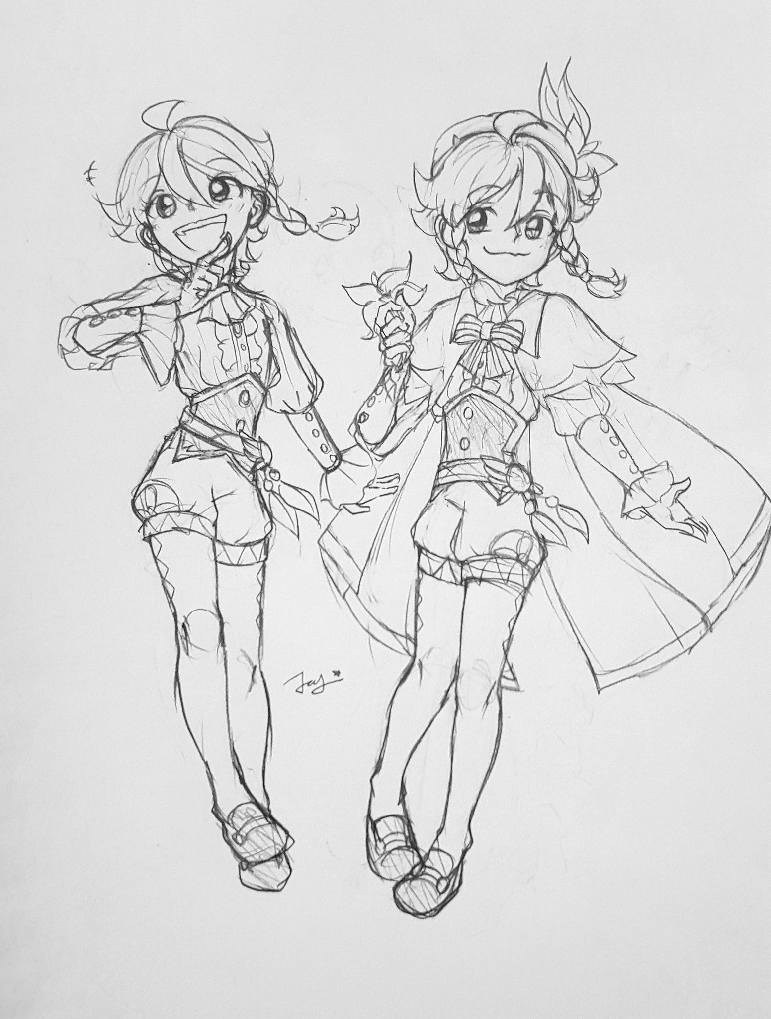 전신이 재밌어요 Whole-body drawing is fun Genshin Impact | HoYoLAB