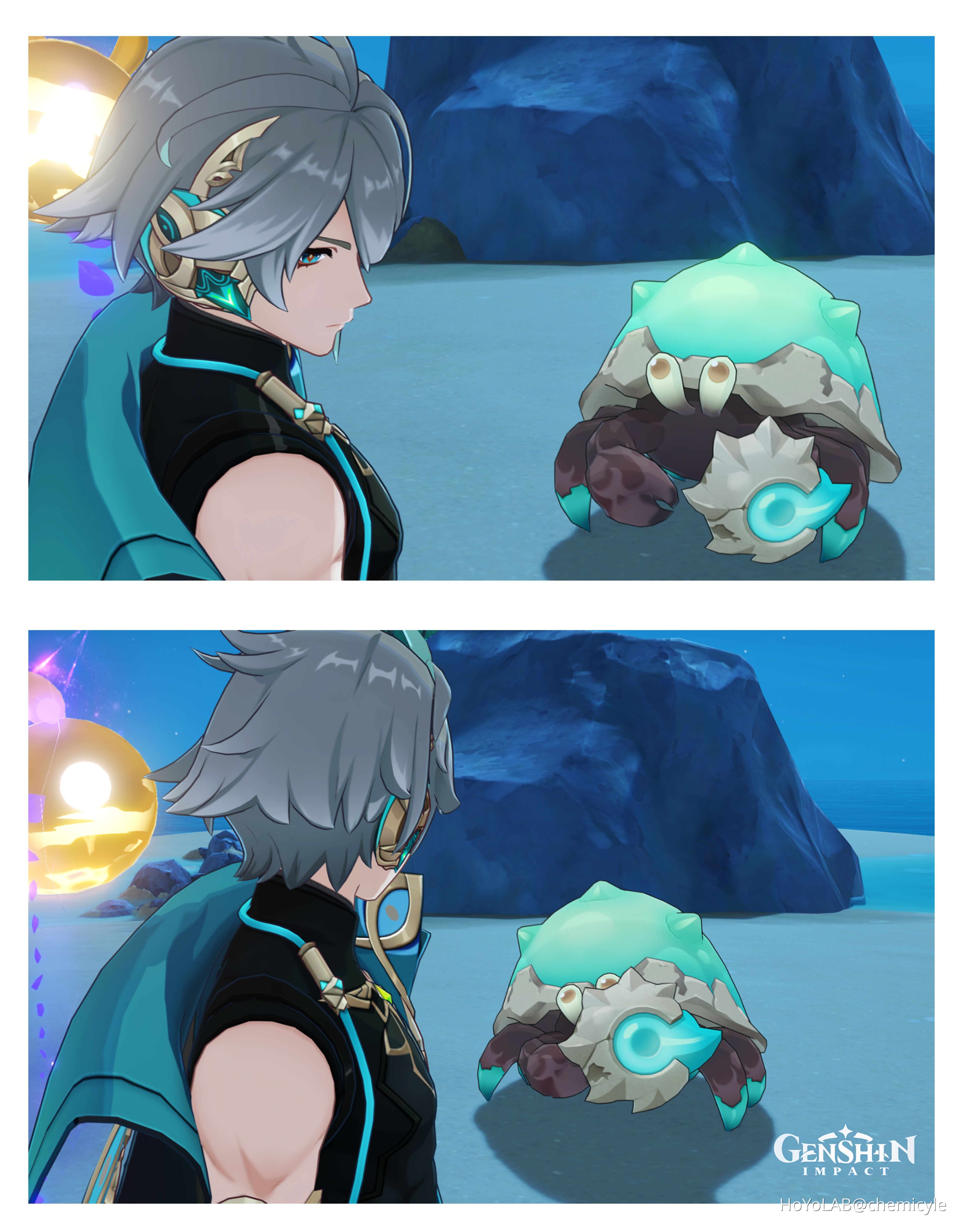 When your crush catches you staring at them: Genshin Impact | HoYoLAB
