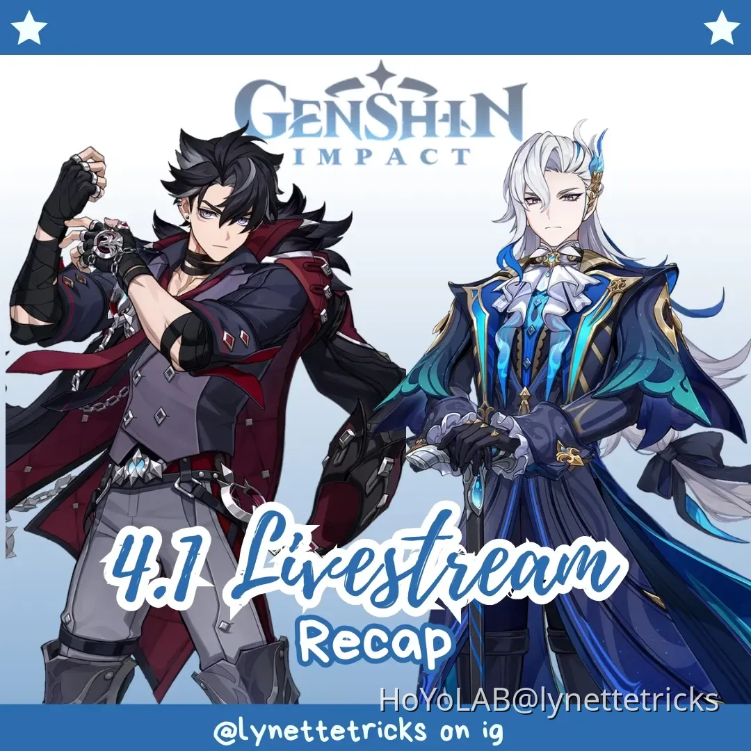 Genshin Livestream Recap Genshin Impact | HoYoLAB